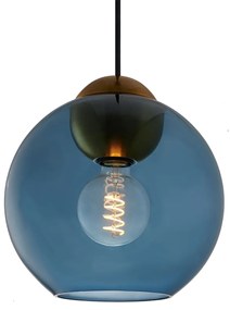 Halo Design 743179 závěsné svítidlo Bubbles modré, ø24cm