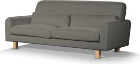 Potah na pohovku IKEA Nikkala krátký barva šedá látka pletený vzor