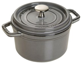 Staub Cocotte hrnec kulatý 16 cm/1,2 l šedý, 1101618