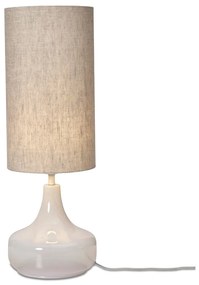 Krémová stolní lampa s textilním stínidlem (výška 75 cm) Reykjavik – it's about RoMi