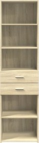 Skříň highboard dub sonoma 50 x 42,5 x 185 cm kompozitní dřevo 3281457