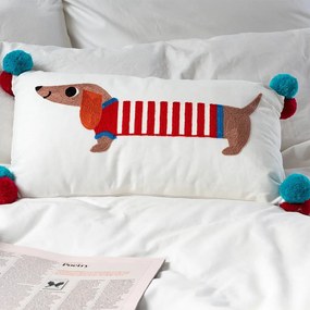 Dětský polštářek s příměsí bavlny 50x33 cm Sausage Dog – Rex London