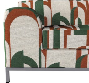 Potah na pohovku IKEA  Kramfors 2-místná barva zelená látka pletený vzor, vzorované