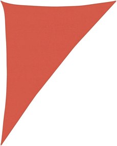 Stínící plachta 160 g/m² cihlová 4 x 5 x 6,8 m HDPE 311376