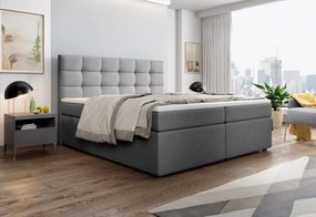 Čalouněná postel boxspring PALMA + topper, 160x200, inari 52