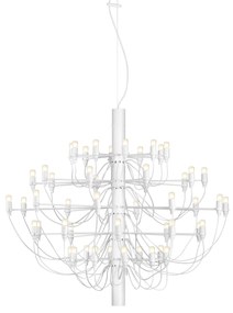 Flos A1501009 2097-50, luxusní matně bílý lustr, 50x15W E14 mléčná, prům. 100cm, výška 88cm