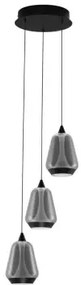 Minimalistický lustr Alish 3 Černá