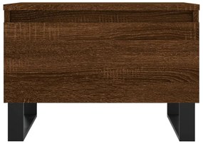 Konferenční stolky 2 ks hnědý dub 50x46x35 cm kompozitní dřevo - Default Title