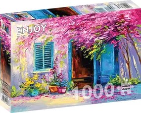 ENJOY Puzzle Rozkvetlý dvorek / 1000 dílků / od 14 let