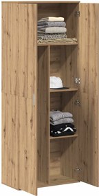 Vysoký bufet 70 x 33,5 x 180 cm Kompozitní dřevo Artisanový dub 3365565