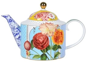 Pip Studio Royal Multi čajová konvice 1650ml, barevná (porcelánová čajová konvice)