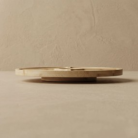 Kulatý otočný servírovací podnos GIRO, Ø 33 cm, bambus