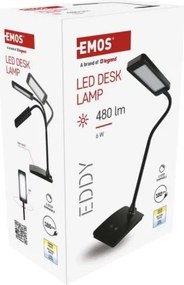 LED stolní lampa EDDY černá EMOS Z7599B