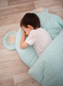 Kinder Hop Spací pytel s oušky pro kojence i starší děti DREAM CATCHER světle modrý Zvolte rozměr: 120x60 cm