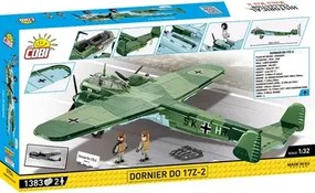 COBI 5754 II WW Dornier DO 17Z-2 / 1383 kostek / 2 figurky / 1:32 / od