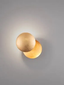 Designové nástěnné svítidlo Solei zlatá