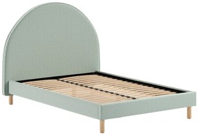 OnaDnes -20% Zelená bouclé postel Vipack Moon 140 x 200 cm