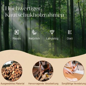 HOMCOM Houpací křeslo s podnožkou nastavitelná opěrka zad bederní polštář pro obývací pokoj, ložnici, krémová