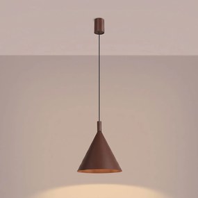 Sollux Lighting Závěsné svítidlo NOX 25 hnědé