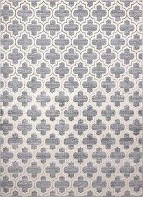 Kusový koberec Core W6764 Trellis grey/cream, 140x190, šedá, chodba / predsieň, Dywany Łuszczów