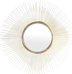 Kulaté zrcadlo se zlatými paprsky 143620