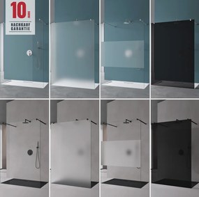 design sprchová zástěna WALK-IN BREMEN 2 - BLACK Double 100-160cm