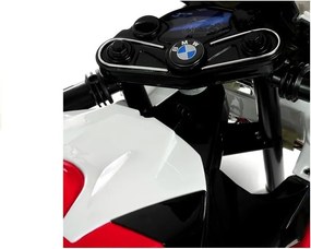 LEAN CARS Elektrická motorka pro děti BMW S1000RR červená tříkolová
