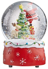 X-MAS Hrací skříňka Santa, stromek a sob