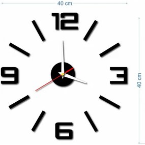 Nástěnné hodiny Quartz, nalepovací hodiny do kuchyně I SENTOP X0033