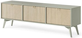 Moderní tv stolek FELICITY 158, zelená / scandi