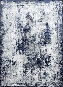 Dywany Łuszczów, Kusový koberec Allure 1959 white/blue, 140x190, modrá, kancelář