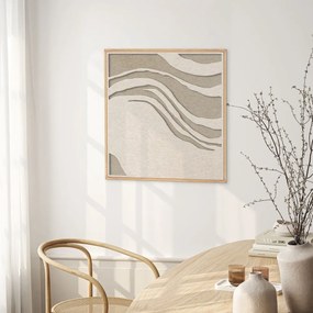 3D obraz s rámem/akustický 62x62 cm Sacred Silence 2 – Malerifabrikken