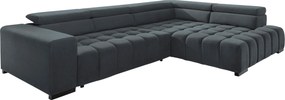 XXXLutz ROHOVÁ SEDAČKA, textil, tmavě šedá MID.YOU - Sedací soupravy - 000694006511