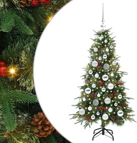 Umělý Skládací Vánoční Strom s stojanem Zelená 120 cm PE a PVC 3397398