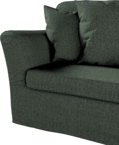 Potah na pohovku IKEA  Tomelilla rozkládací barva zelená látka pletený vzor