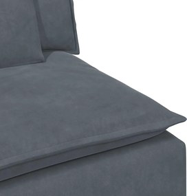 Modulární pohovka s polštáři tmavě šedá 3321130