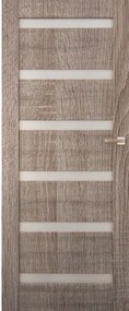 Interiérové dveře vasco doors EVORA model 5 Průchozí rozměr: 70 x 197 cm, Orientace dveří: Levé dveře, Dekor: Dub šedý