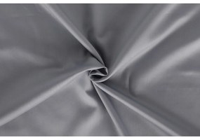 Šedé povlečení na dvoulůžko/prodloužené z bavlněného saténu 240x220 cm Elegant – Mijolnir