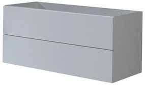 Mereo Mereo, Aira, koupelnová skříňka 121 cm, bílá, dub, šedá, CN733S