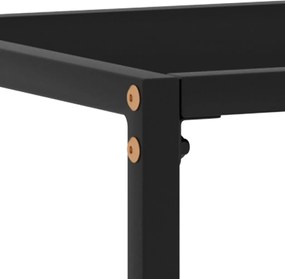 vidaXL Konzolový stolek 120 x 35 x 75 cm tvrzené sklo [322816] Barva: Černá