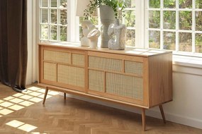 Designová komoda Tallys 180 cm přírodní dub