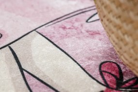 Dywany Łuszczów Dětský kusový koberec Bambino 2185 Ballerina pink - 160x220 cm