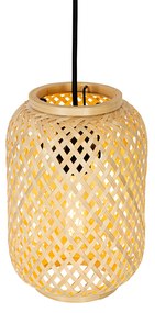Orientální závěsné svítidlo bambusové 3-světlo - Yvonne