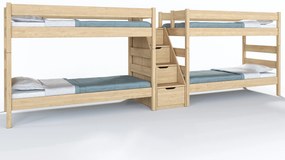 Vlastní výroba Jasanová patrová postel Junior 9