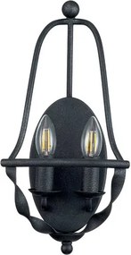 Elstead BRADBURY nástěnná Farmhouse lampa 2xE14 šedá
