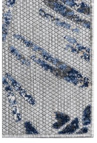 Kusový koberec Palmové listí šedomodrý 120x170cm
