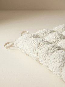 Sinsay - Podsedák na židli s žinylkovou úpravou - bílá