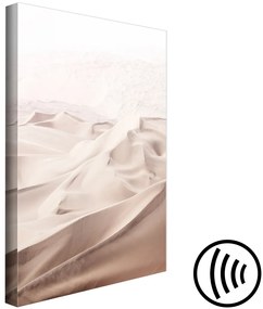 Obraz Písečná látka (1-dílný) svislý - krajina arabské pouště