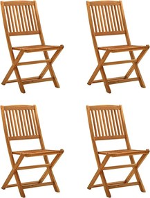5dílný zahradní jídelní set masivní akáciové dřevo 3203353
