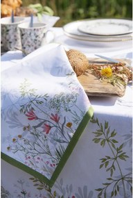 Bavlněná kulatá utěrka s lučními květy Wildflower Fields - Ø 80 cm